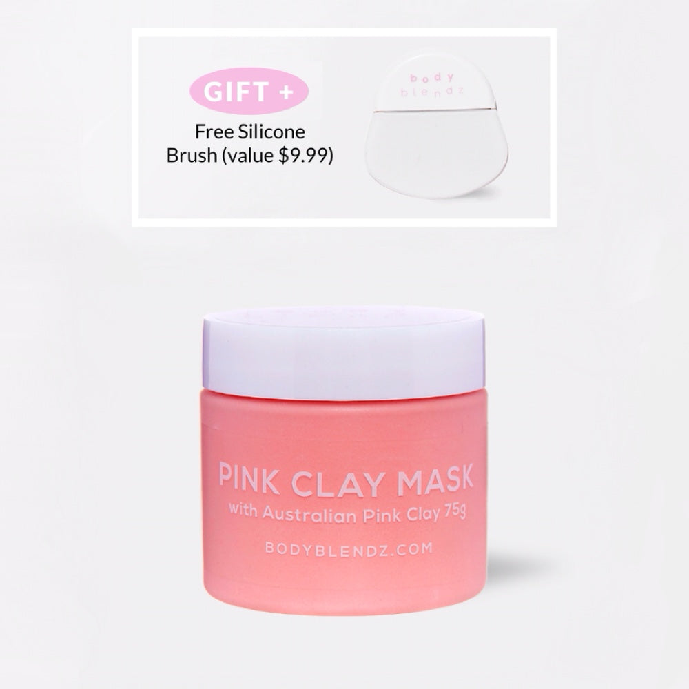 Face and Chest Pink Australian Clay Mask 75g | BodyBlendz | BodyBlendz